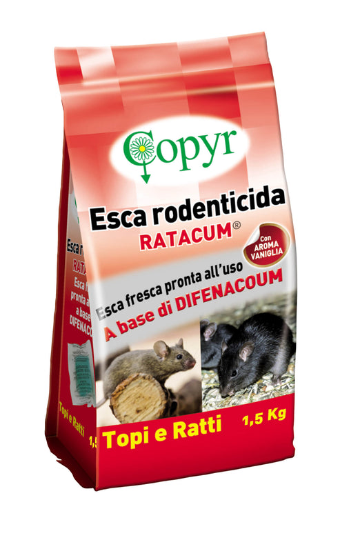 Rodenticide bait for mice and rats Copyr Ratacum Pasta 1.5 kg – Pestalia